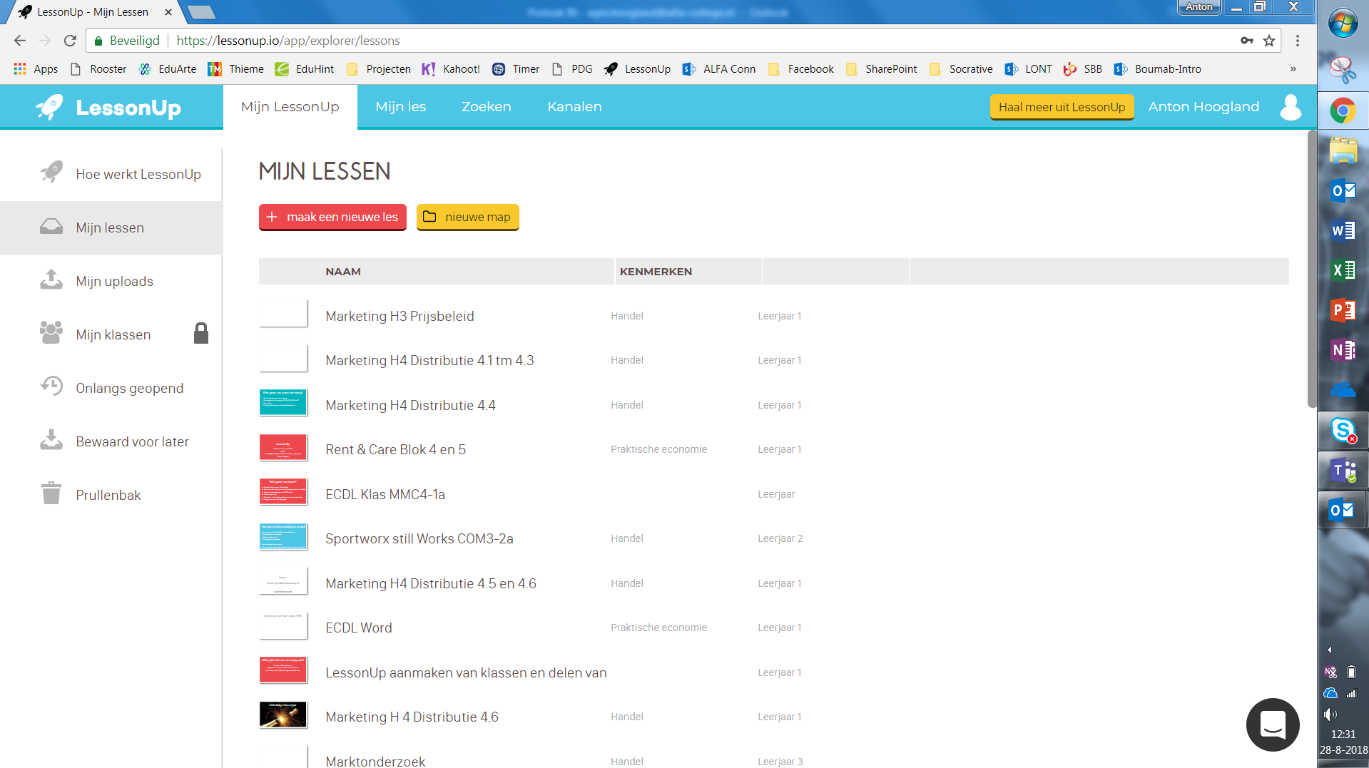 lessonup screenshot – Copyright ©2021 Anton Hoogland